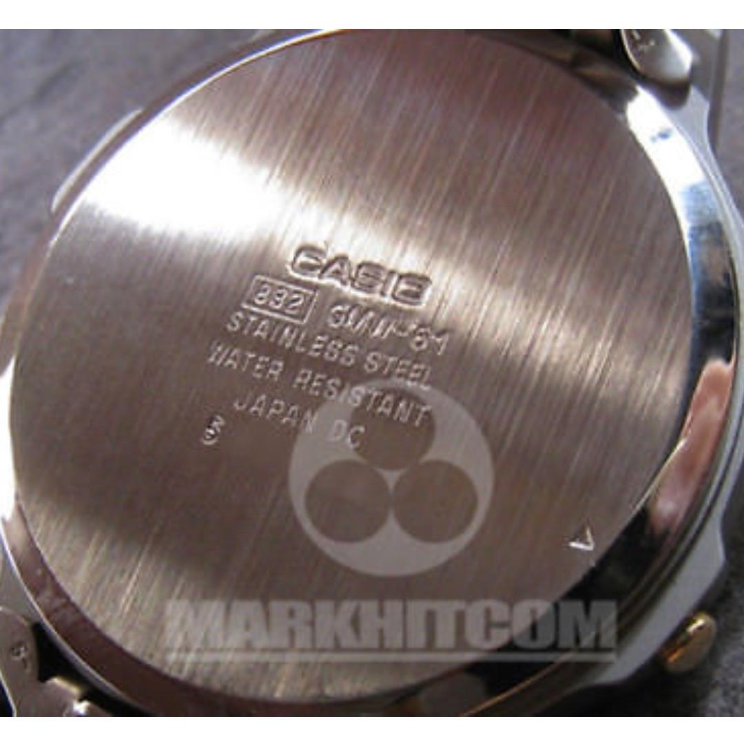 CASIO Moon Graph GMW-61B module 832 Watch 80's Black dial ULTRA rare ...