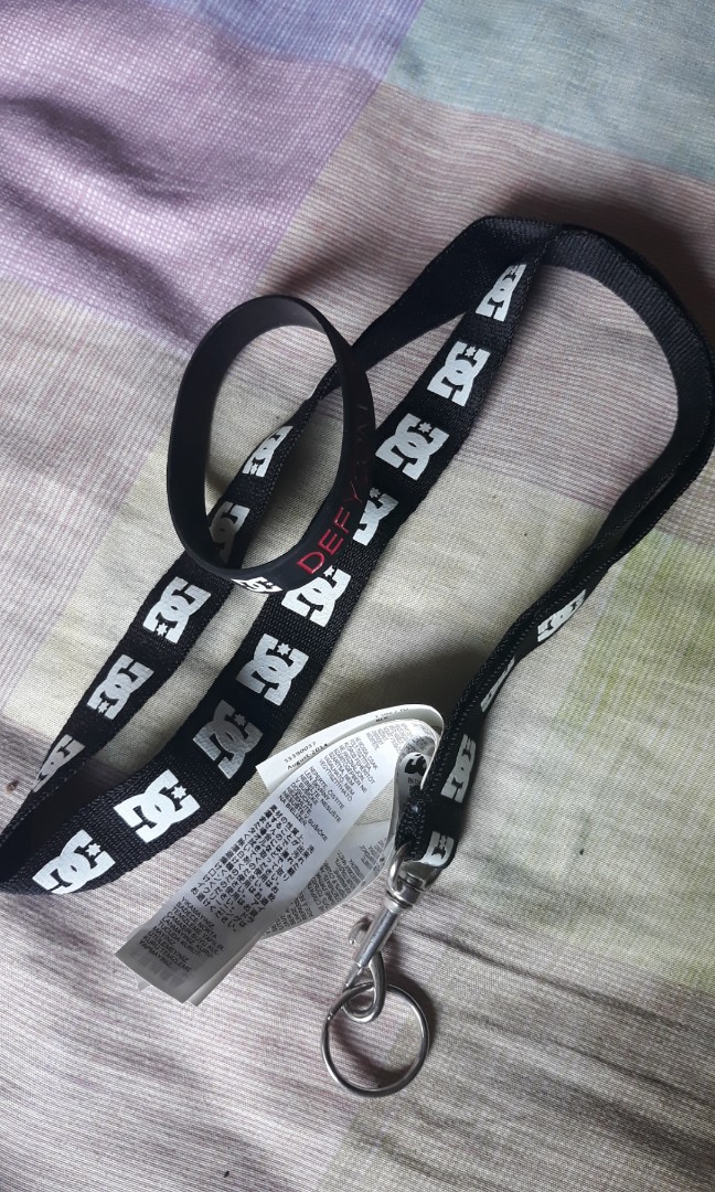 DC id lace lanyard baller sticker, Men's Fashion, Watches & Accessories ...