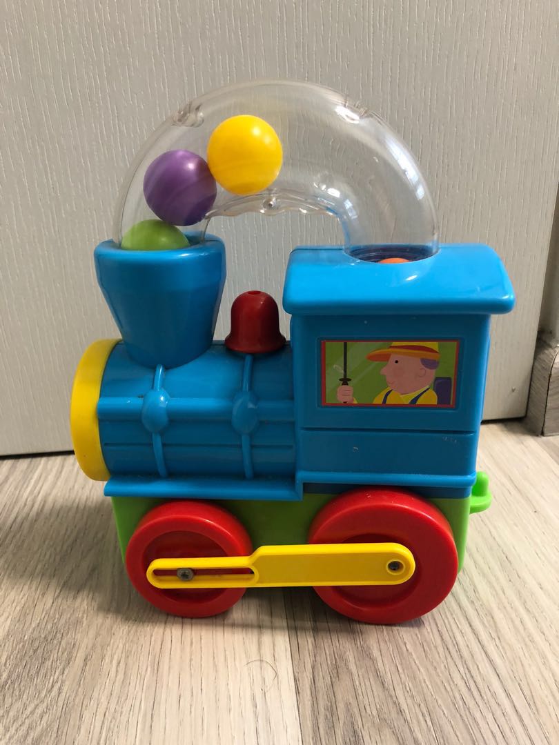Funtime Push Along Train Ball Blowing, Babies & Kids, Infant Playtime ...