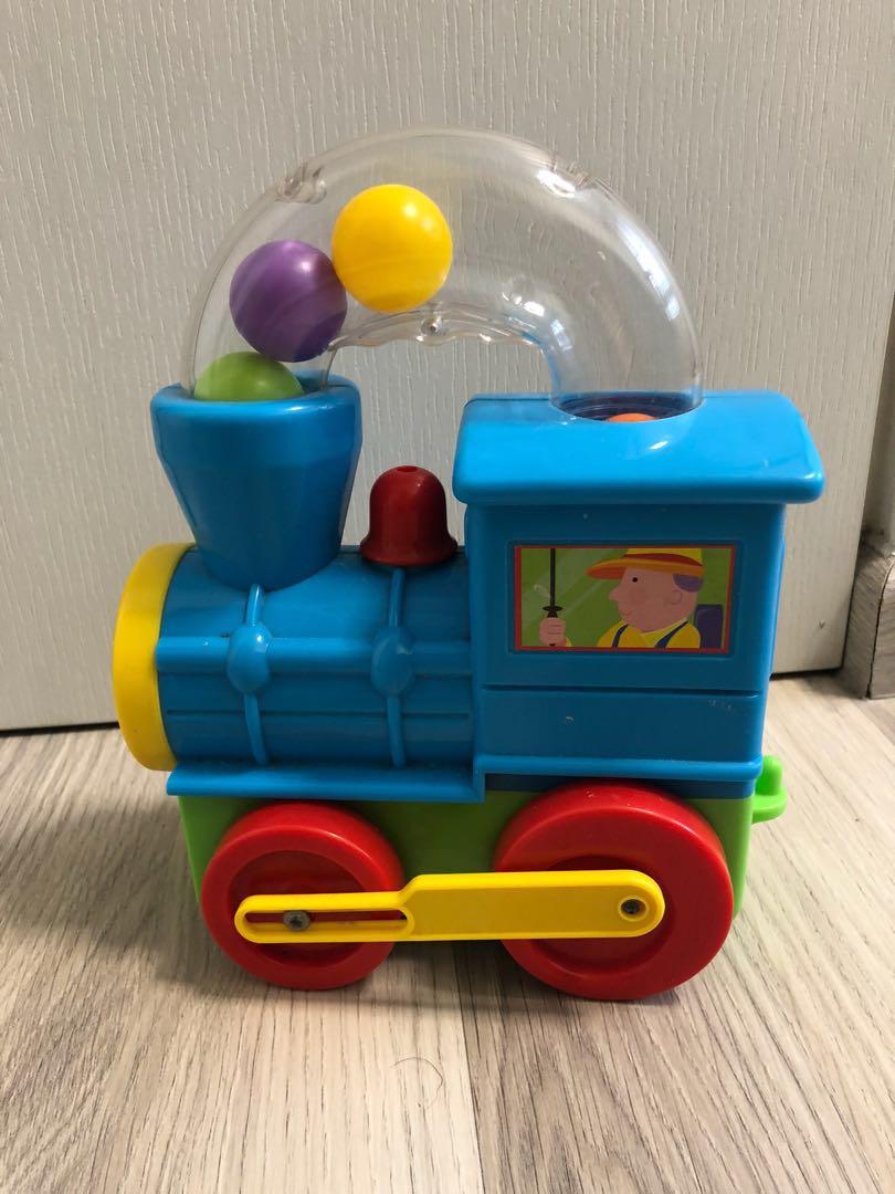 Funtime Push Along Train Ball Blowing, Babies & Kids, Infant Playtime ...