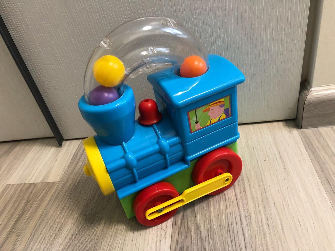 Funtime Push Along Train Ball Blowing, Babies & Kids, Infant Playtime ...