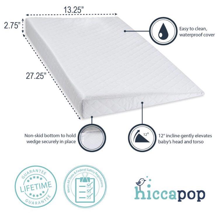 Hiccapop foldable cot wedge lift, Babies & Kids, Baby Nursery & Kids ...