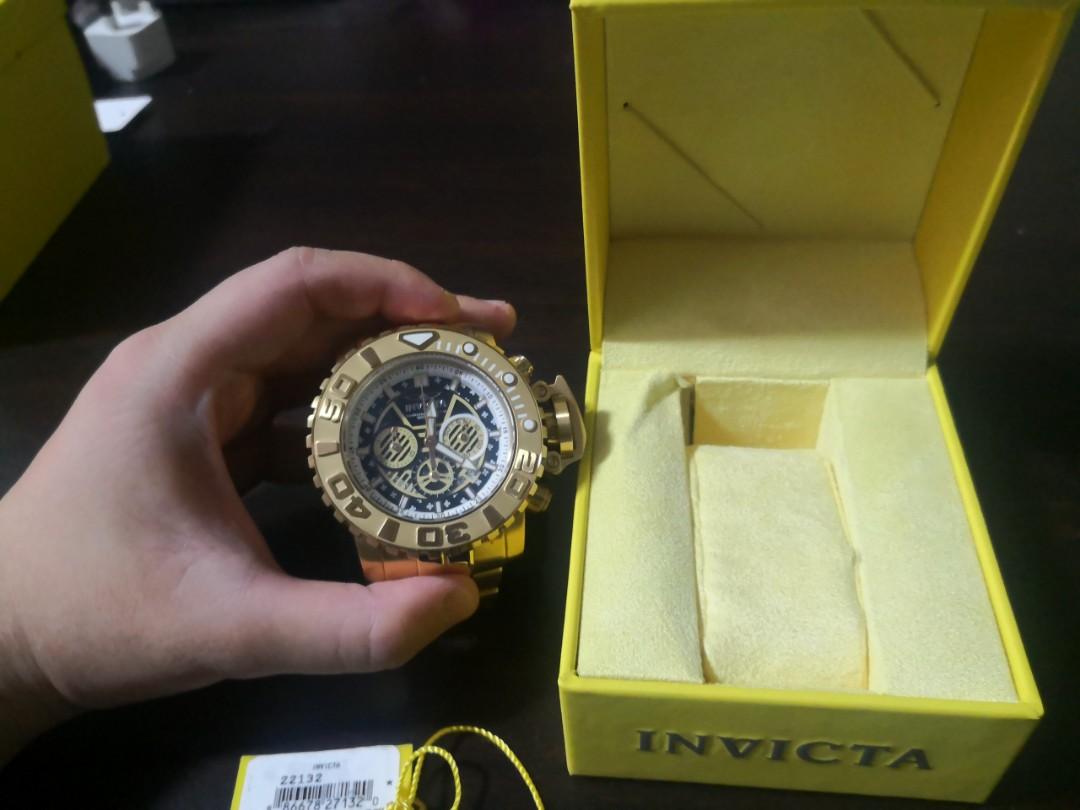 INVICTA Sea Hunter GEN II - GOLD, Luxury, Watches on Carousell
