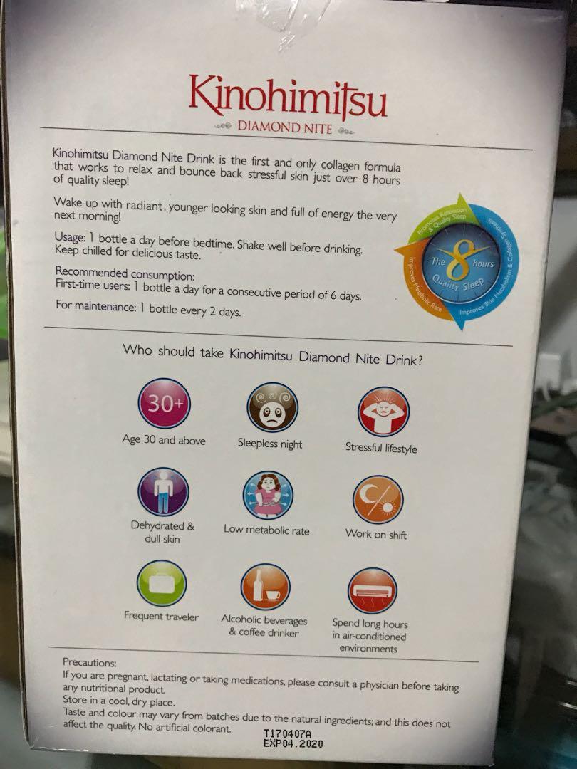 Kinohimitsu Collagen Drink - Diamond Nite on Carousell