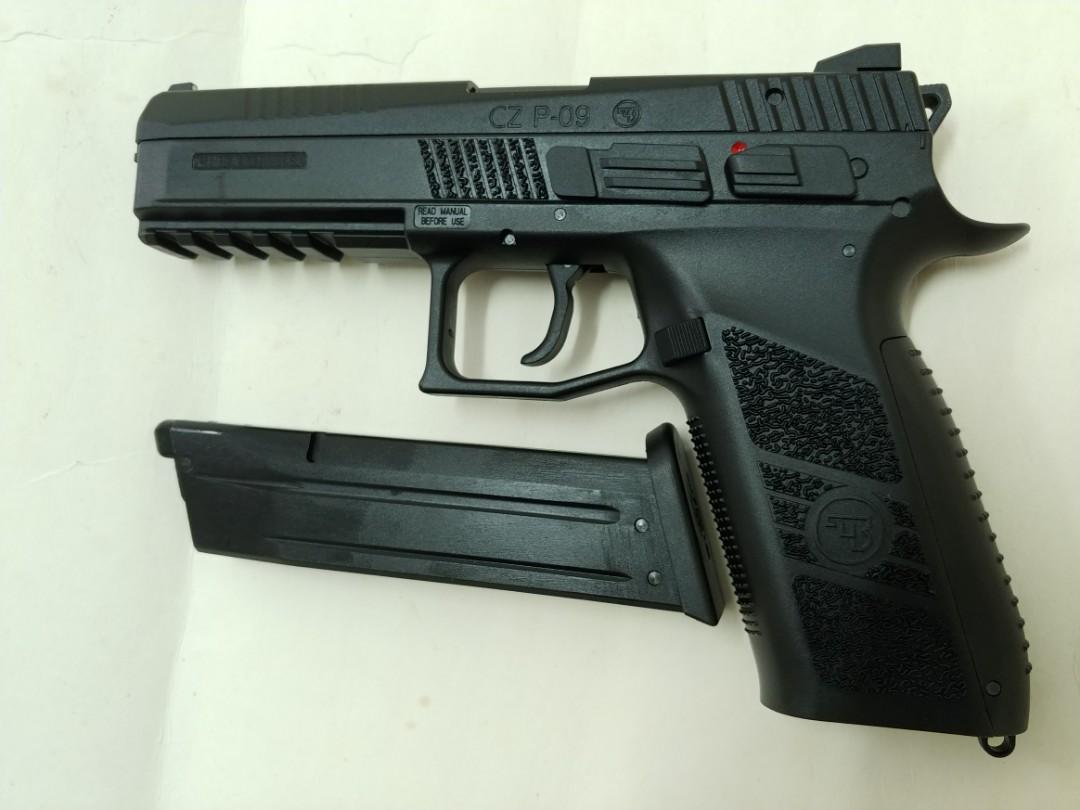 KJ CZ P-09 gbb airsoft., 興趣及遊戲, 玩具 & 遊戲類 - Carousell