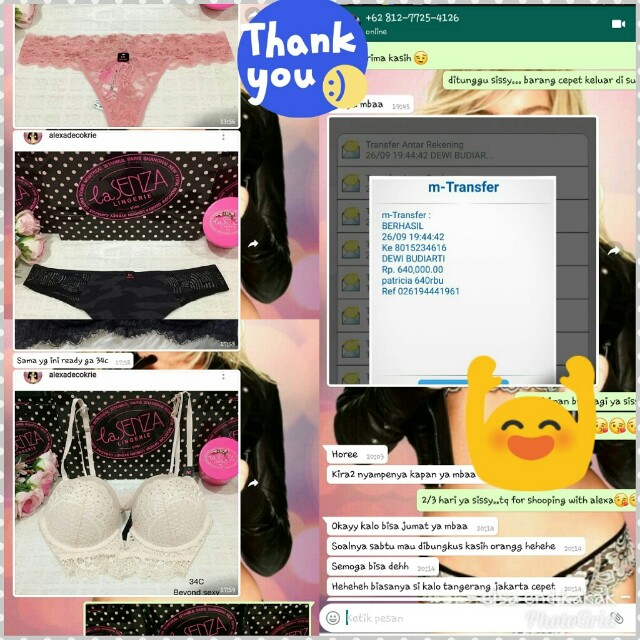 LASENZA ORIGINAL LINGERIE, Olshop Fashion, Olshop Wanita di Carousell
