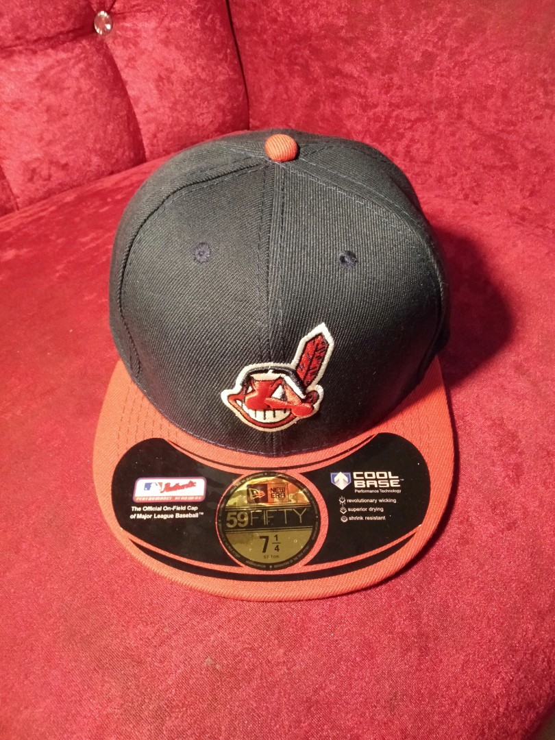 New Era Indians Cap (Closed Cap) 59Fifty BNEW, Men's Fashion, Watches ...