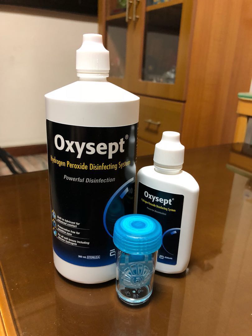 Oxysept Hydrogen Peroxide Disinfecting Solution on Carousell