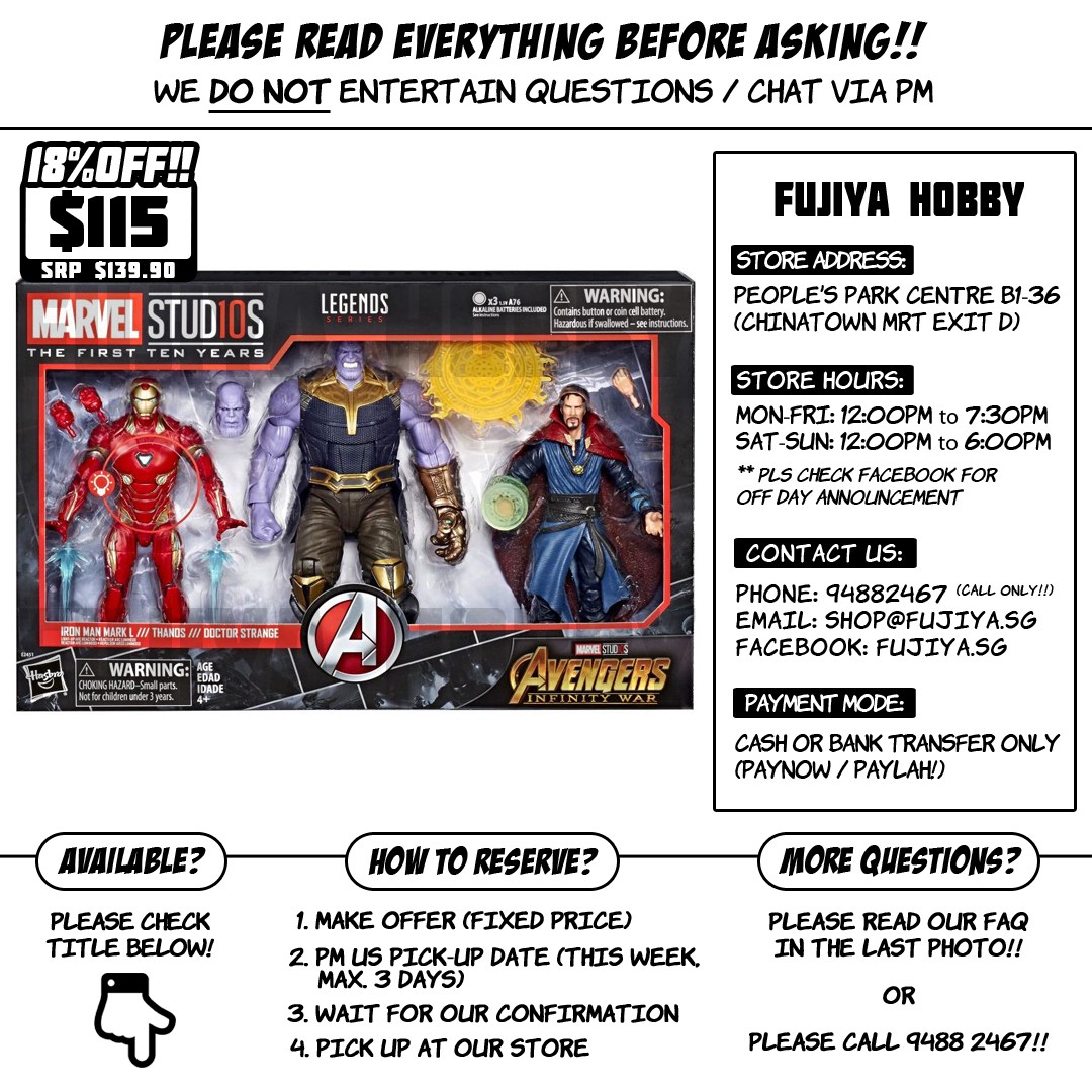 MCU 10th Anniversary / Marvel Studios The First Ten Years Legends ...