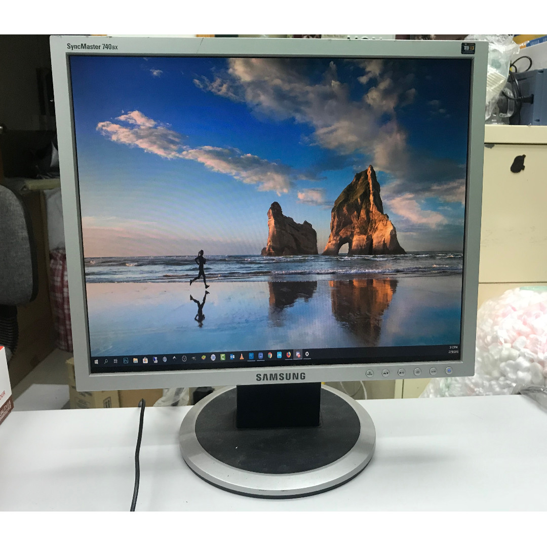 Samsung Syncmaster 740 BX 17 Inch LCD Monitor 顯示器, 電腦＆科技, 電腦周邊及配件, 電子屏幕 ...