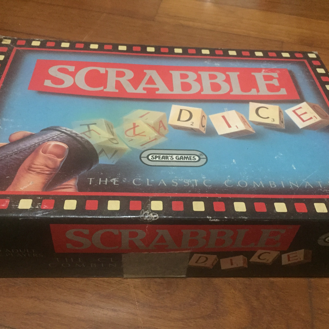 Scrabble Dice, Hobbies & Toys, Toys & Games on Carousell