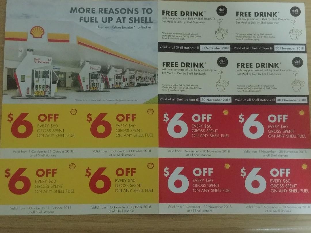 Shell petrol voucher booklet, Tickets & Vouchers, Vouchers on Carousell