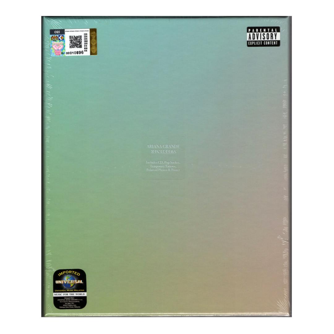ARIANA GRANDE - Sweetener FAN COLLECTOR'S EDITION BOXSET (IMPORTED ...