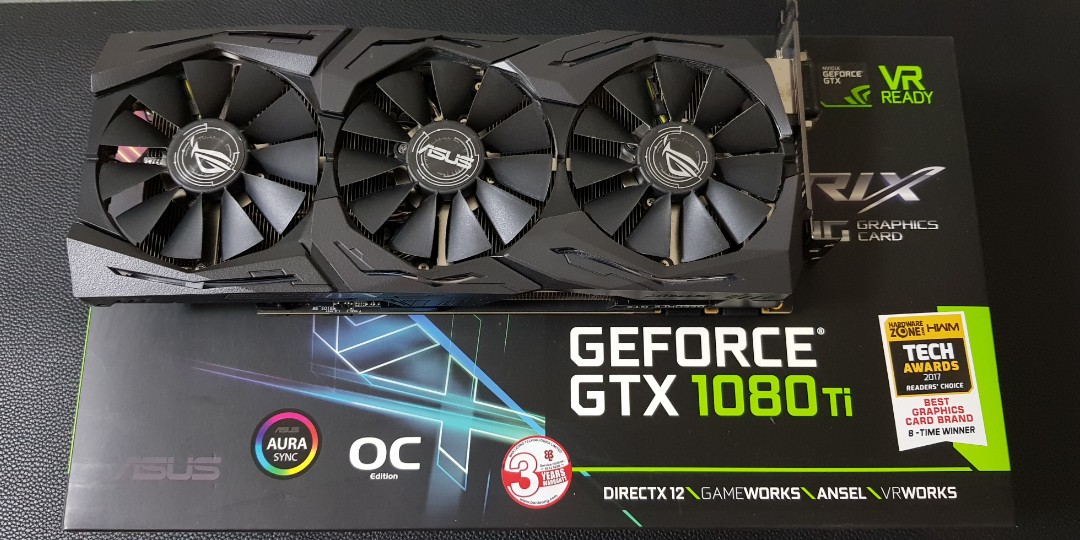 *ASUS ROG GTX 1080TI STRIX OC 11GB (WITH FULL BOX + LOCAL WARRANTY ...
