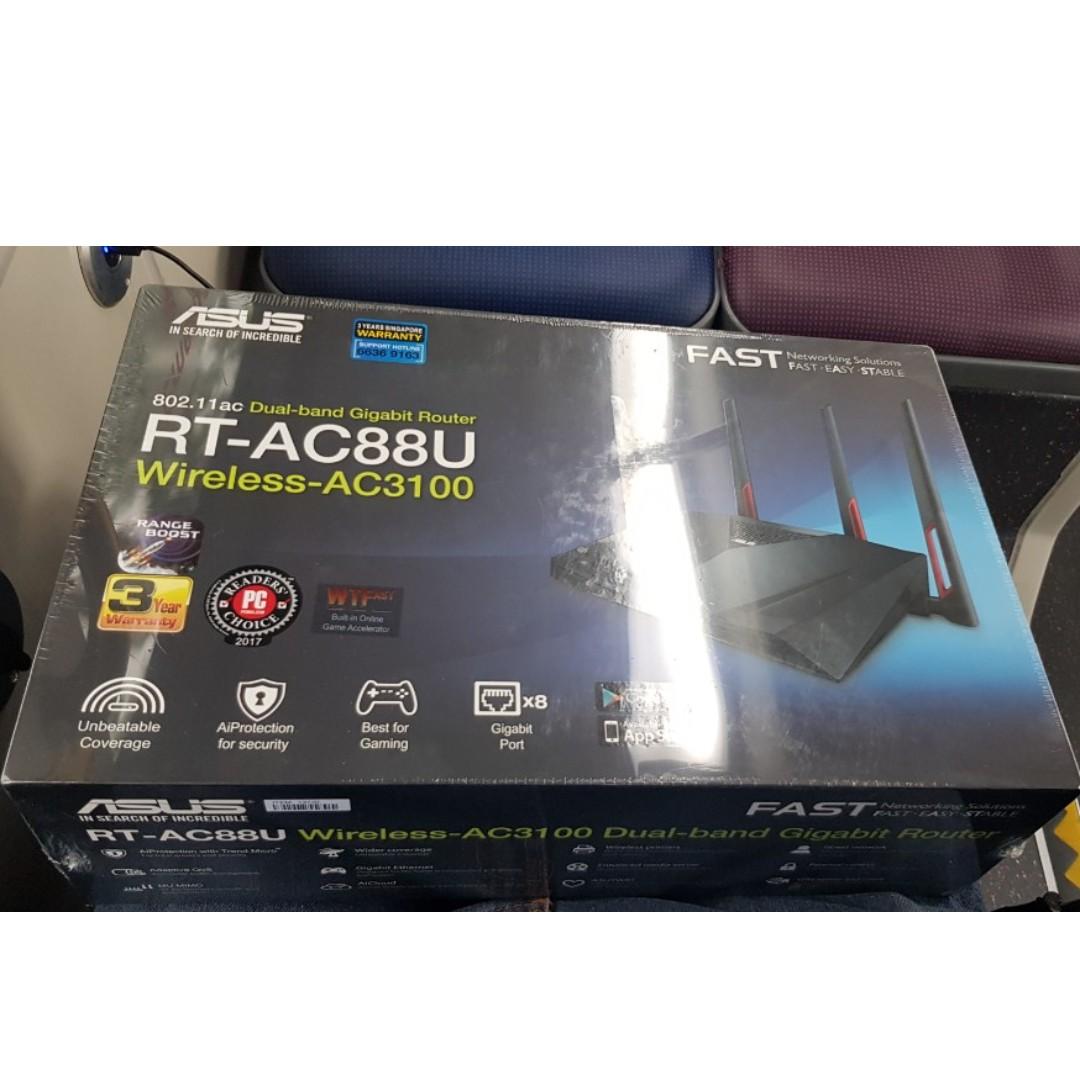 ASUS RT AC88U, Computers & Tech, Parts & Accessories, Networking on ...
