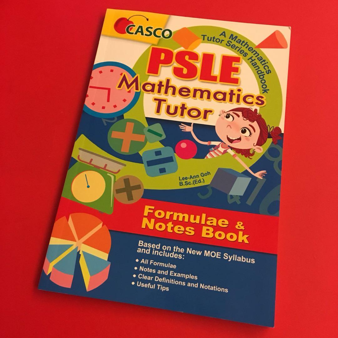 BN P6 PSLE Mathematics Tutor formulae & Notes book (CASCO), Hobbies ...