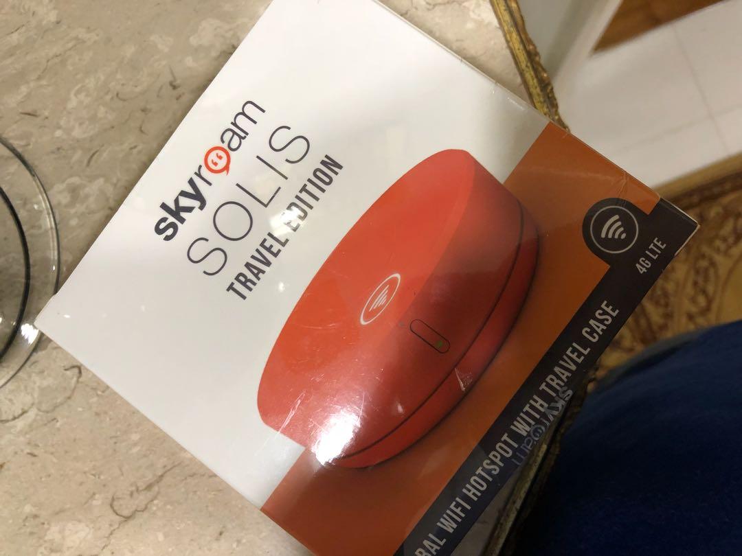 BNIB Sky Roam Solis Portable Wifi Hotspot, Electronics, Others on Carousell