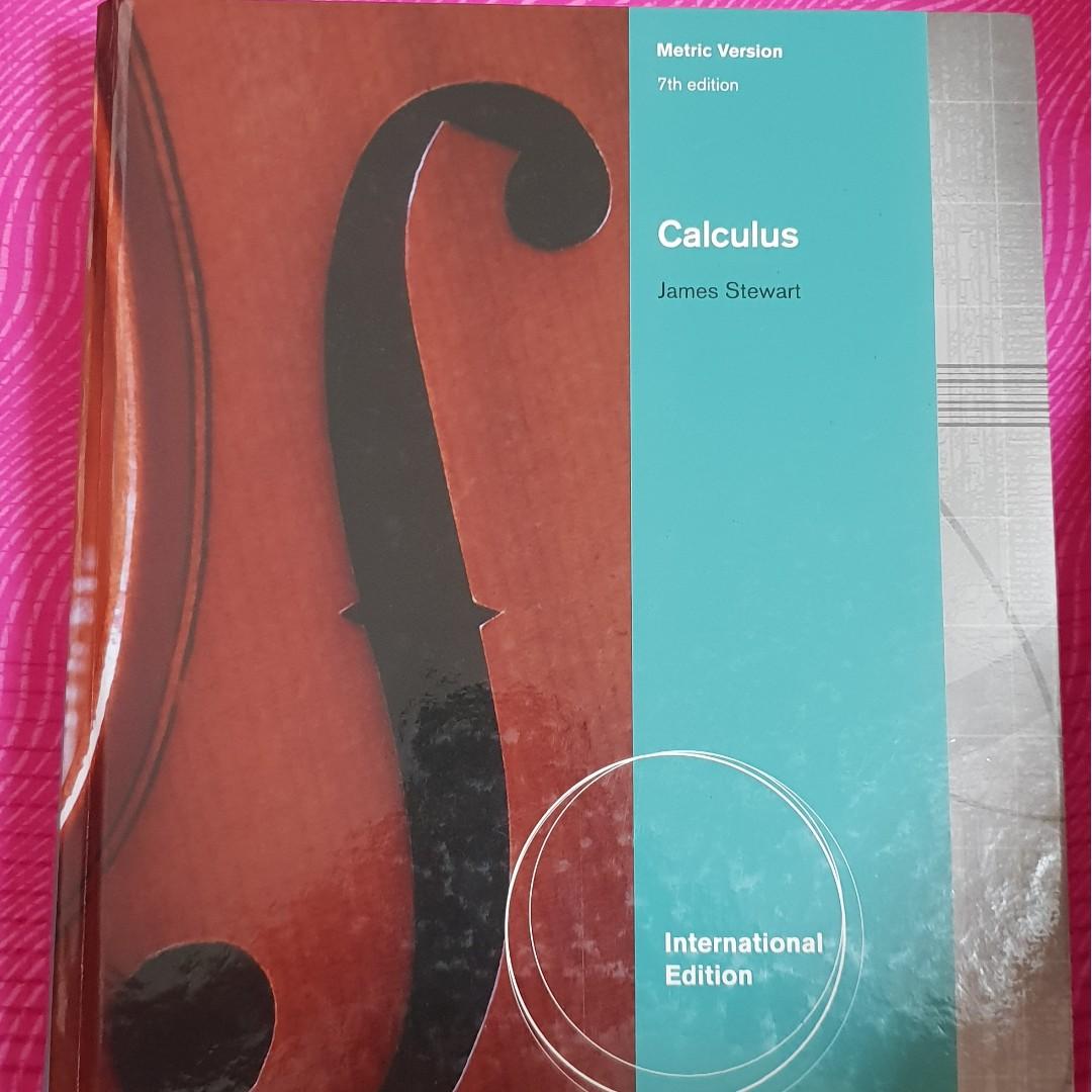 Calculus 7th Edition Metric Version by James Stewart, Hobbies & Toys ...