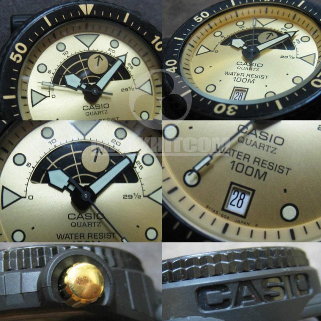 CASIO Tidal Chronometer Moon Phase MW-301 WATER RESIST 100M Watch 80's Lug 22mm, 興趣及遊戲, 收藏品及紀念品 ...
