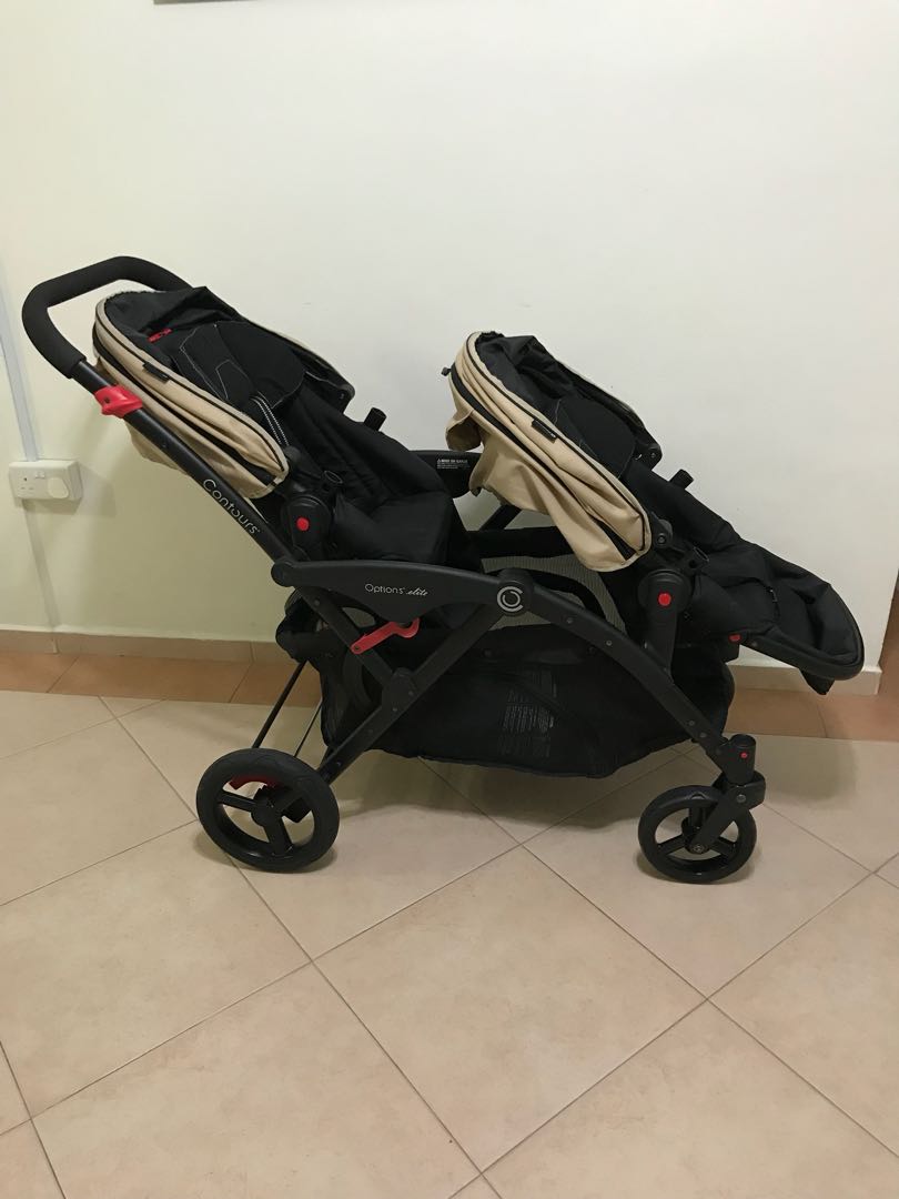 Contours Options Elite Double Stroller, Babies & Kids, Going Out ...