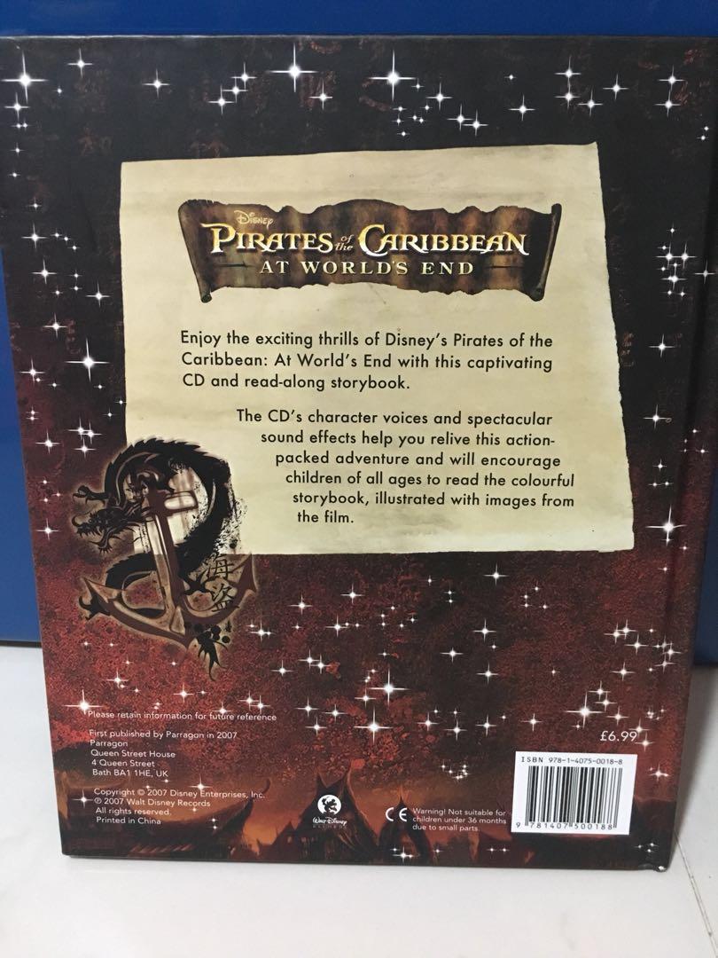 Disney pirates of the Caribbean story book with cd, Hobbies & Toys ...