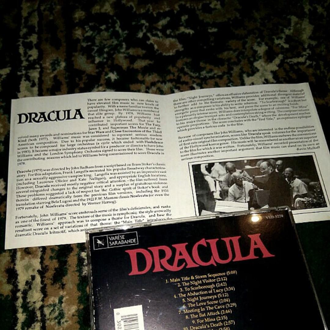 Dracula Original Soundtrack OST CD, Hobbies & Toys, Music & Media, CDs ...
