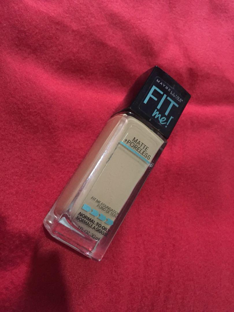 Fit Me Foundation Natural Beige, Kesehatan & Kecantikan, Rias Wajah di ...