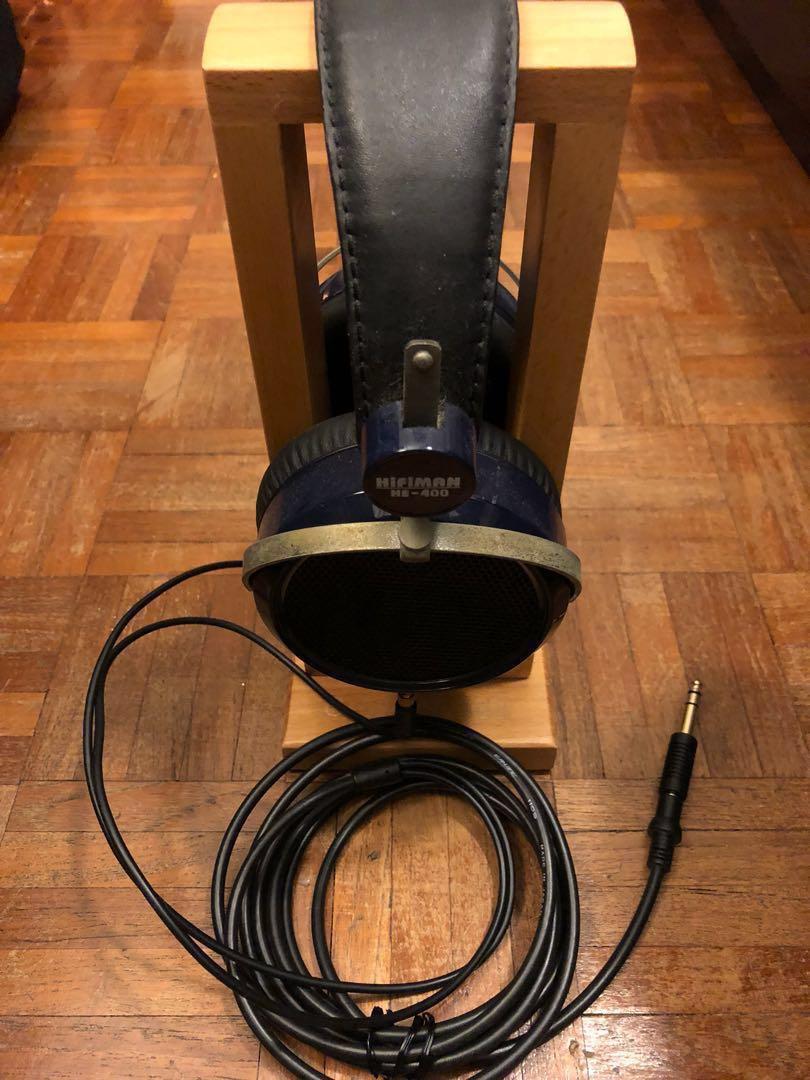 Hifiman HE-400 with wooden headphone stand, Audio, Other Audio ...