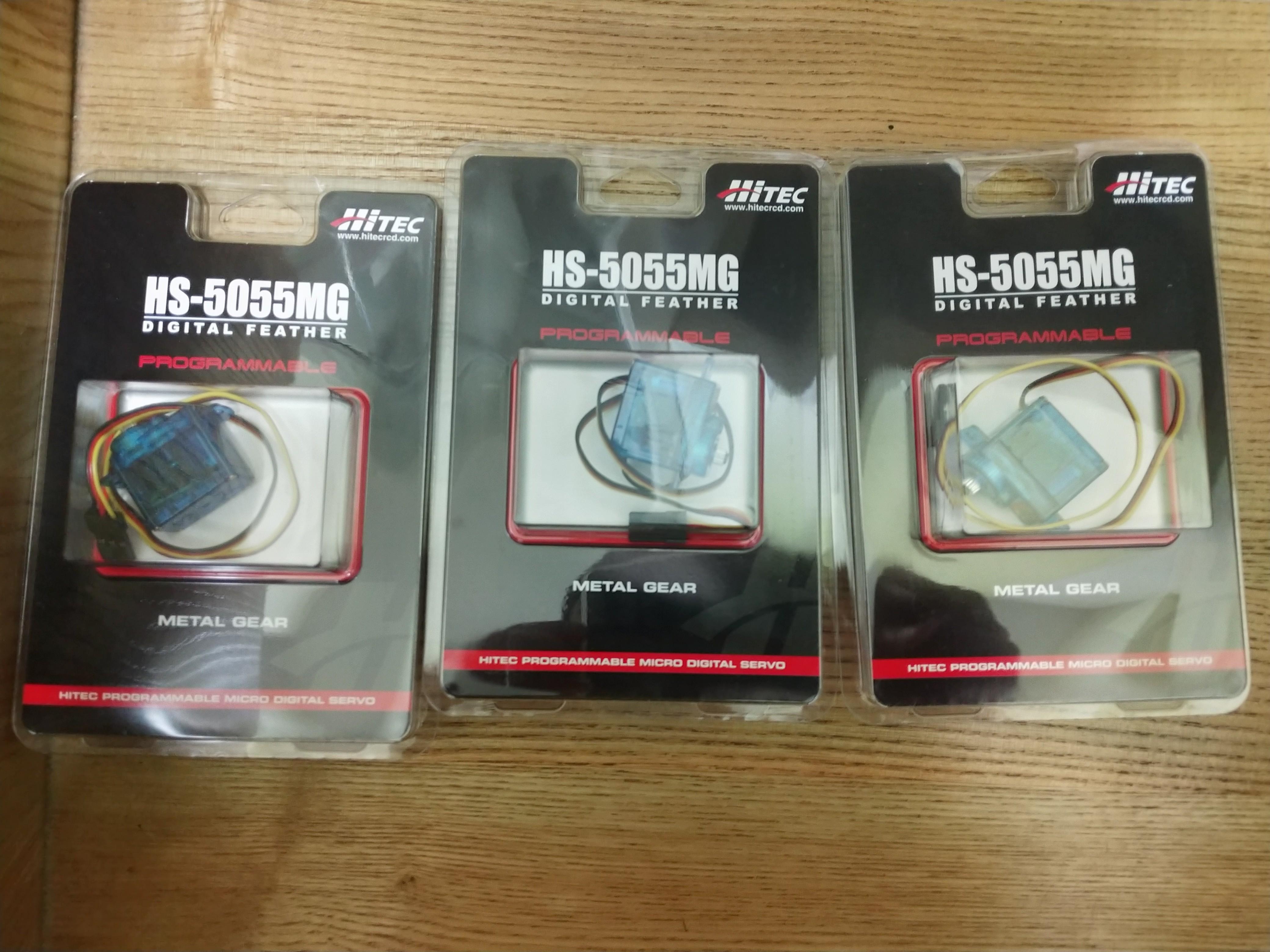 Hitec hs-5055mg servos, Hobbies & Toys, Toys & Games on Carousell
