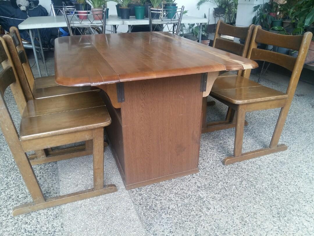 Japanese Inspired Convertible Dining Table Set, Babies & Kids, Baby ...