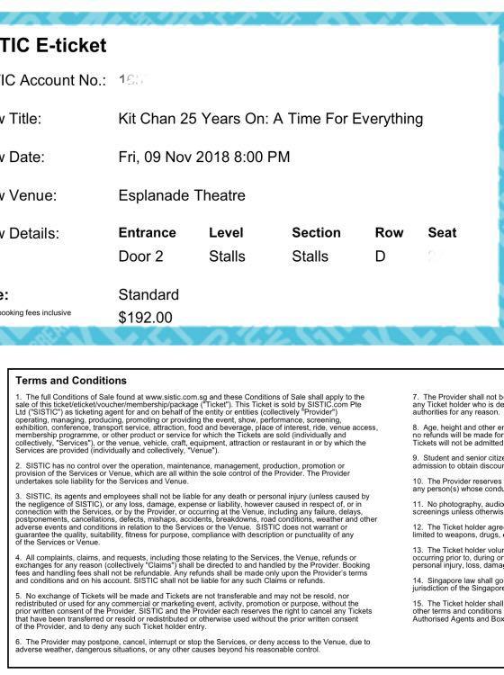 Kit Chan Concert - 9 Nov 2018, Entertainment, Events & Concerts on ...