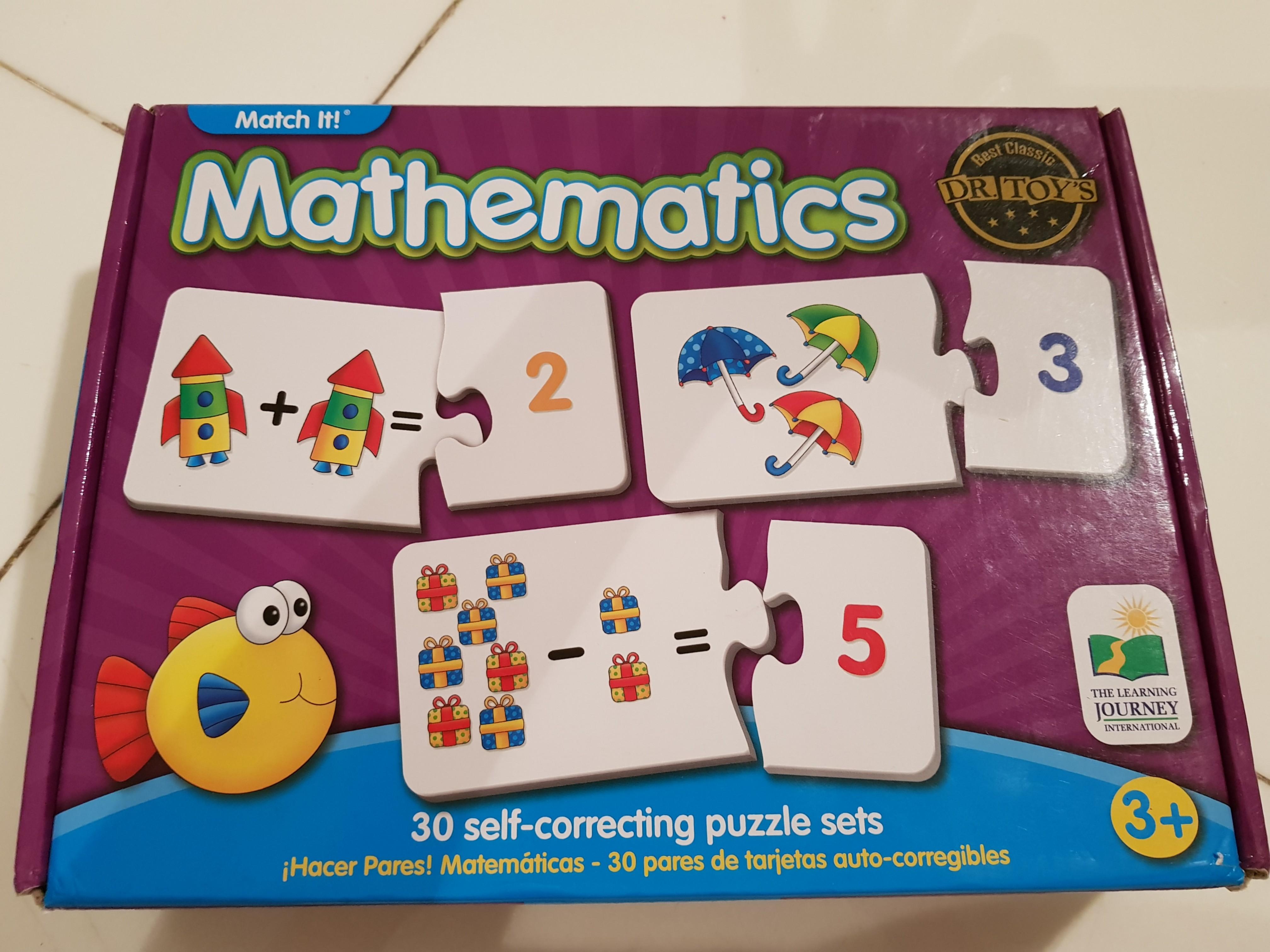 Learning Journey Math Puzzles, Hobbies & Toys, Toys & Games on Carousell