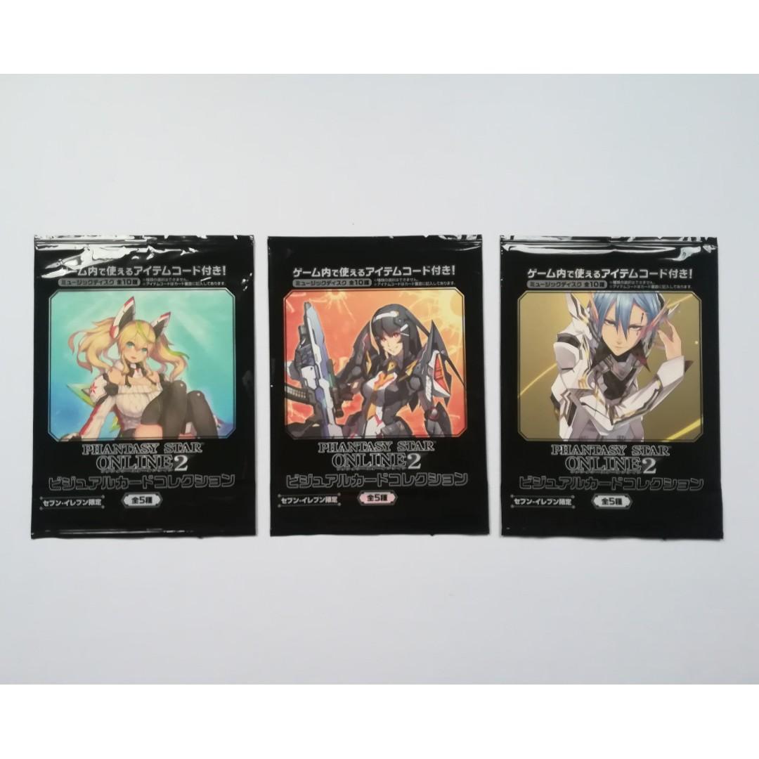 (Limited) Phantasy Star Online 2 x 7-Eleven - Jeanne / Annette / Luther ...