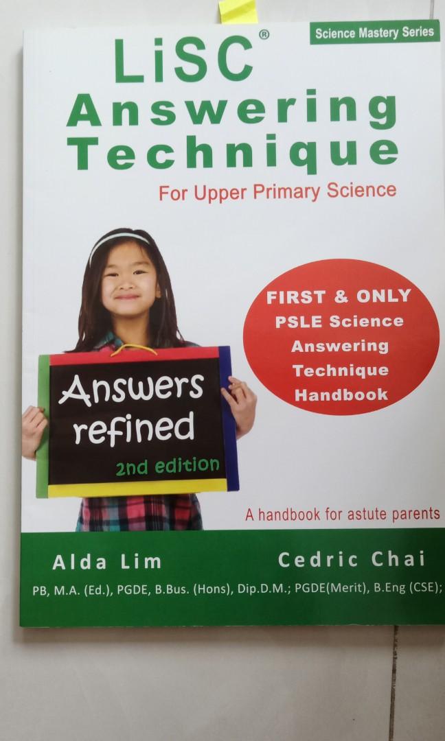 LiSc answering technique and LiSC process & skills, Hobbies & Toys ...