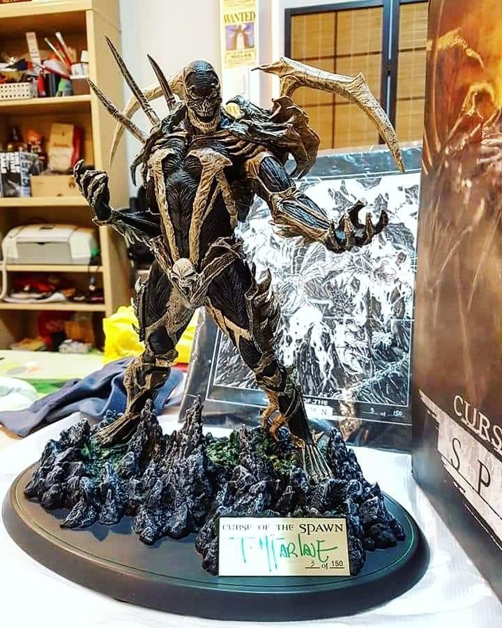 Mcfarlane Curse of Spawn Statue, Hobbies & Toys, Toys & Games on Carousell