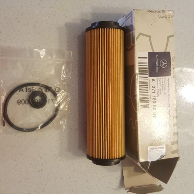 BNIB Mercedes E-class C-class CLK Oil Filter A2711800009 Original oil ...