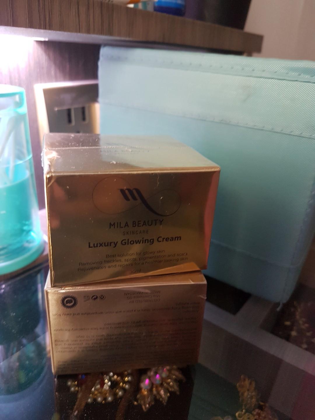 MILA COSMETICS LUXURY GLOWING CREAM *BRAND NEW - 1 tub available ...