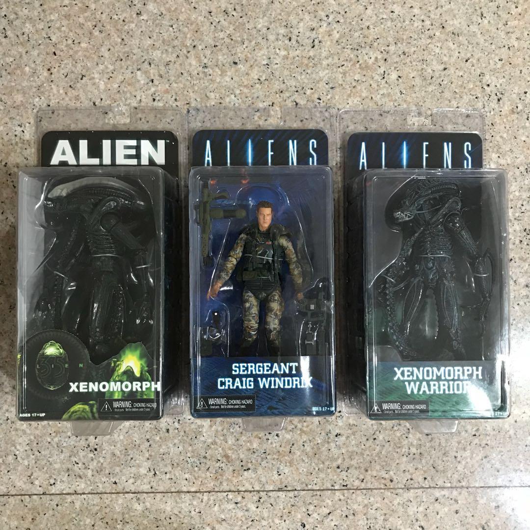 MOSC Neca Aliens Series 2 Alien Xenomorph Aliens Sergeant Craig Windrix ...