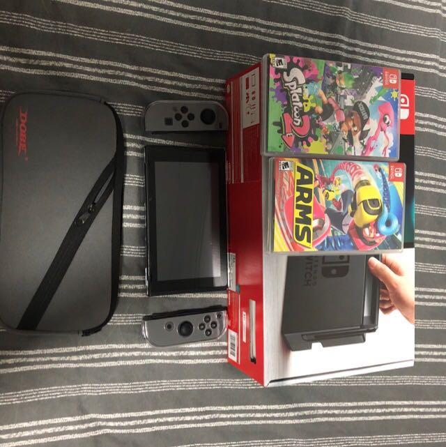 Nitendo Switch (Black), Video Gaming, Video Game Consoles, Nintendo on ...