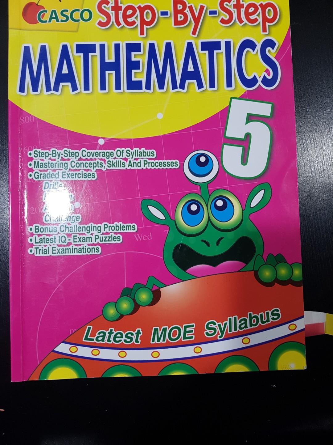 P5 Casco Step by step math (4 graded levels of difficulty), Hobbies ...