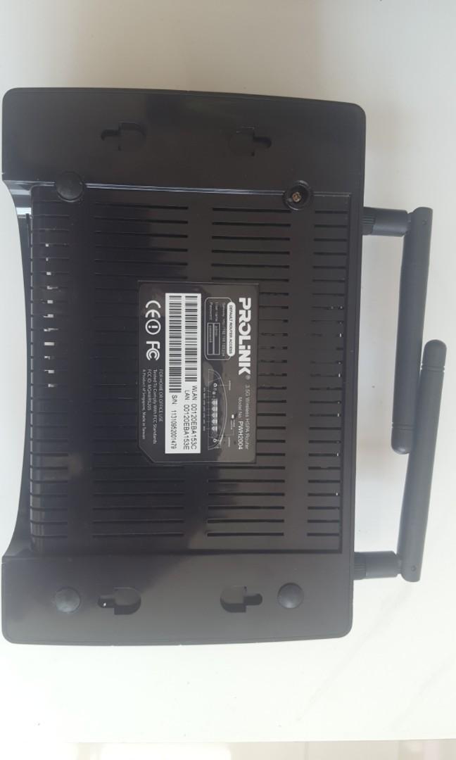 Prolink HSPA 3.5G Router, Computers & Tech, Parts & Accessories ...