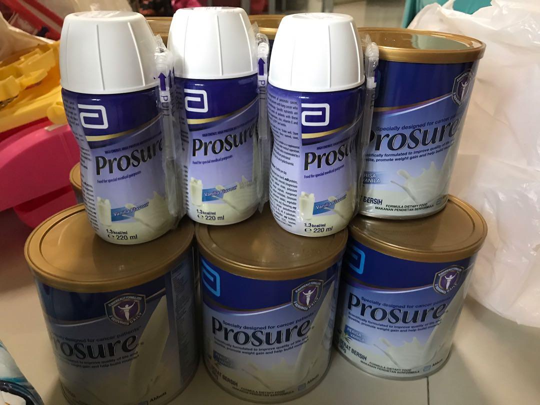 Prosure milk for cancer patients, Health & Nutrition, Health ...