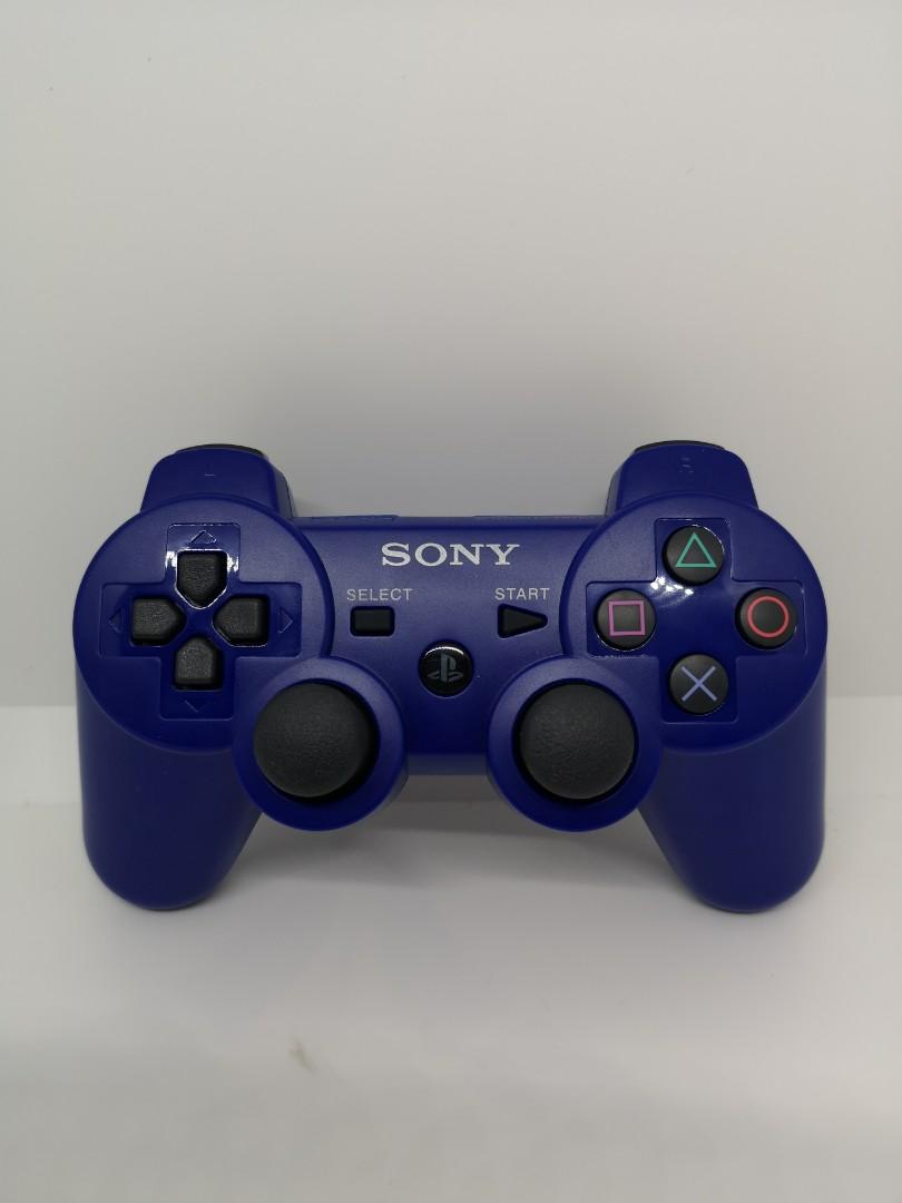 PS3 Controller blue colour used, Video Gaming, Gaming Accessories ...