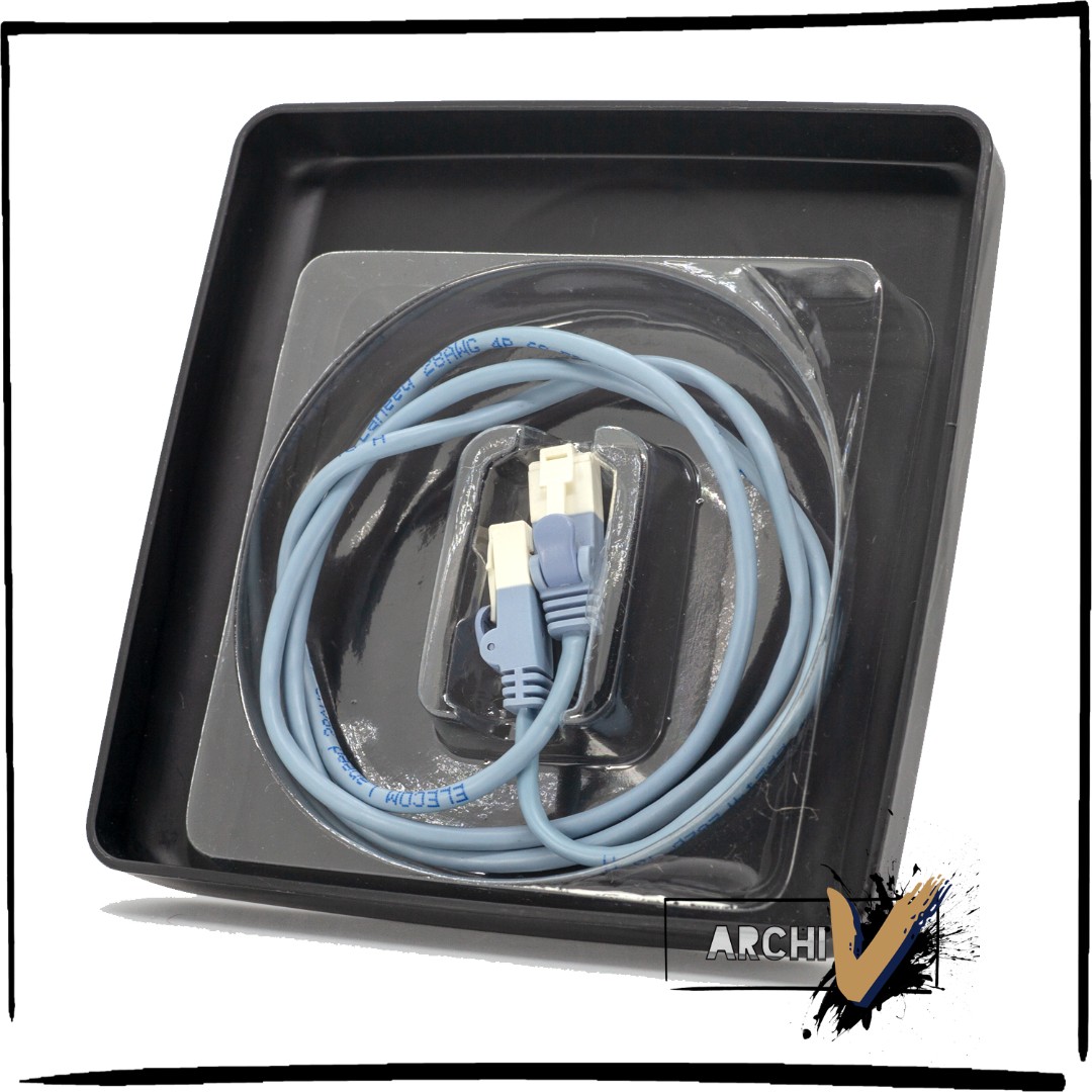 RJ45 Cat6 Rounded Ethernet LAN Network Cable 1M, Mobile Phones ...