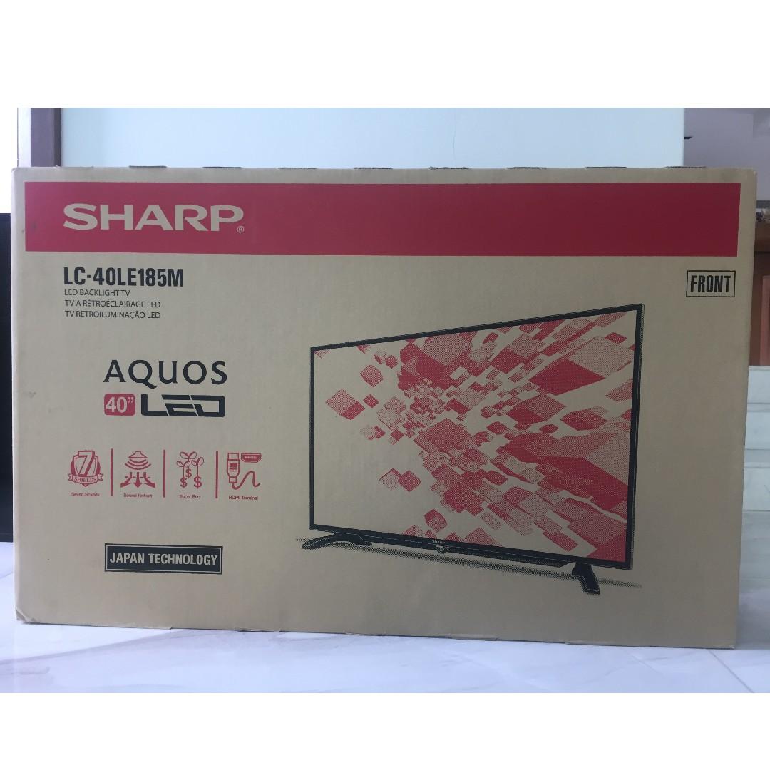 Sharp LC-40LE185M (40" Full HD LED TV), TV & Home Appliances, TV ...