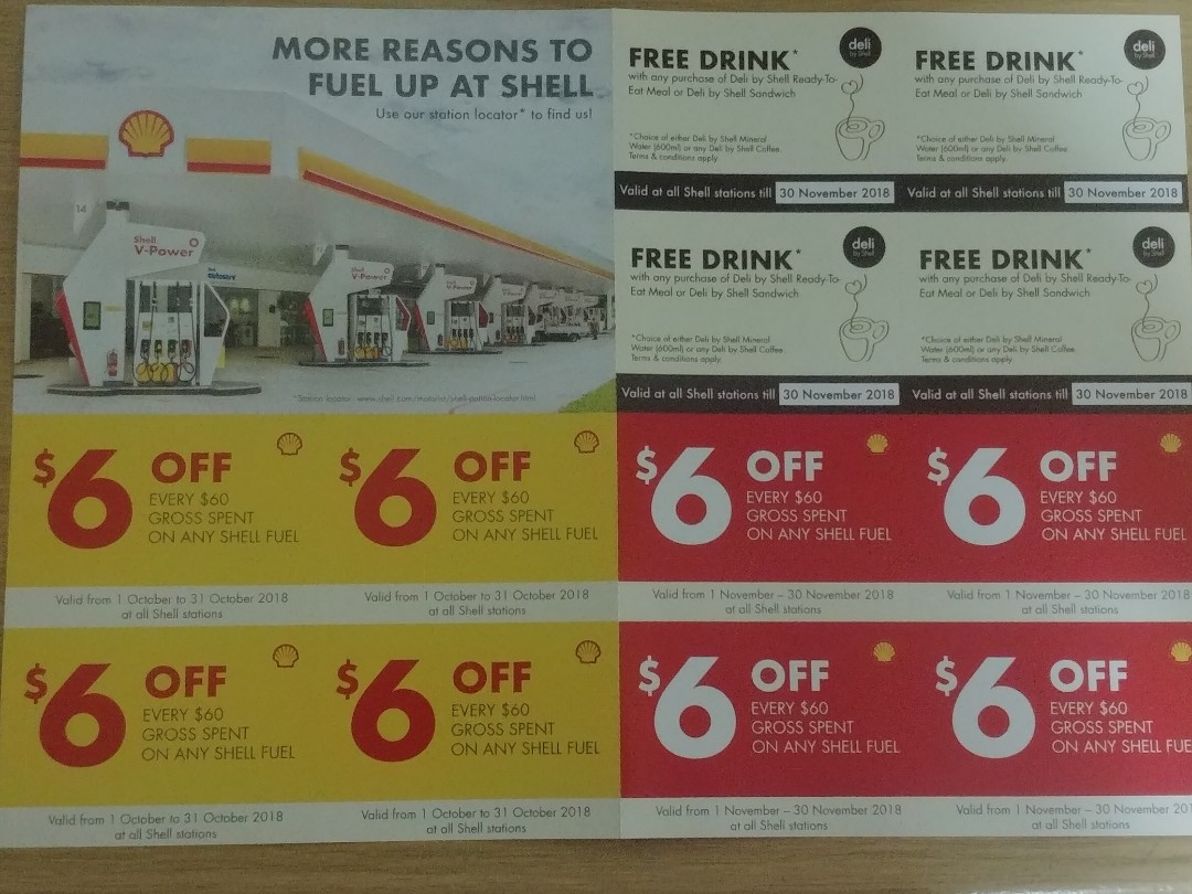Shell petrol booklet, Tickets & Vouchers, Vouchers on Carousell
