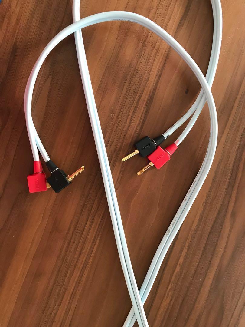 SUPRA Speaker Cable pair , Audio, Other Audio Equipment on Carousell