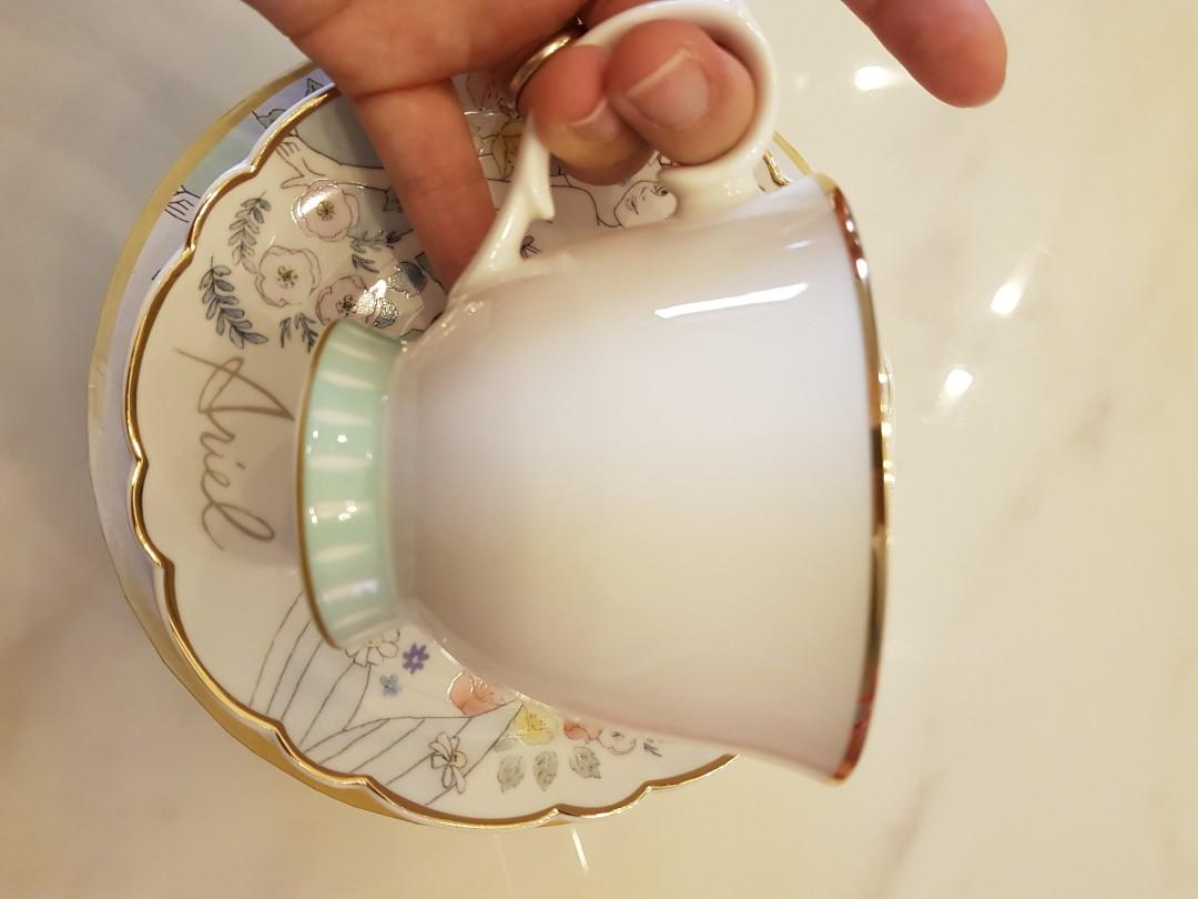 Tokyo Disney Sea Ariel mermaid tea cup set, Everything Else on Carousell