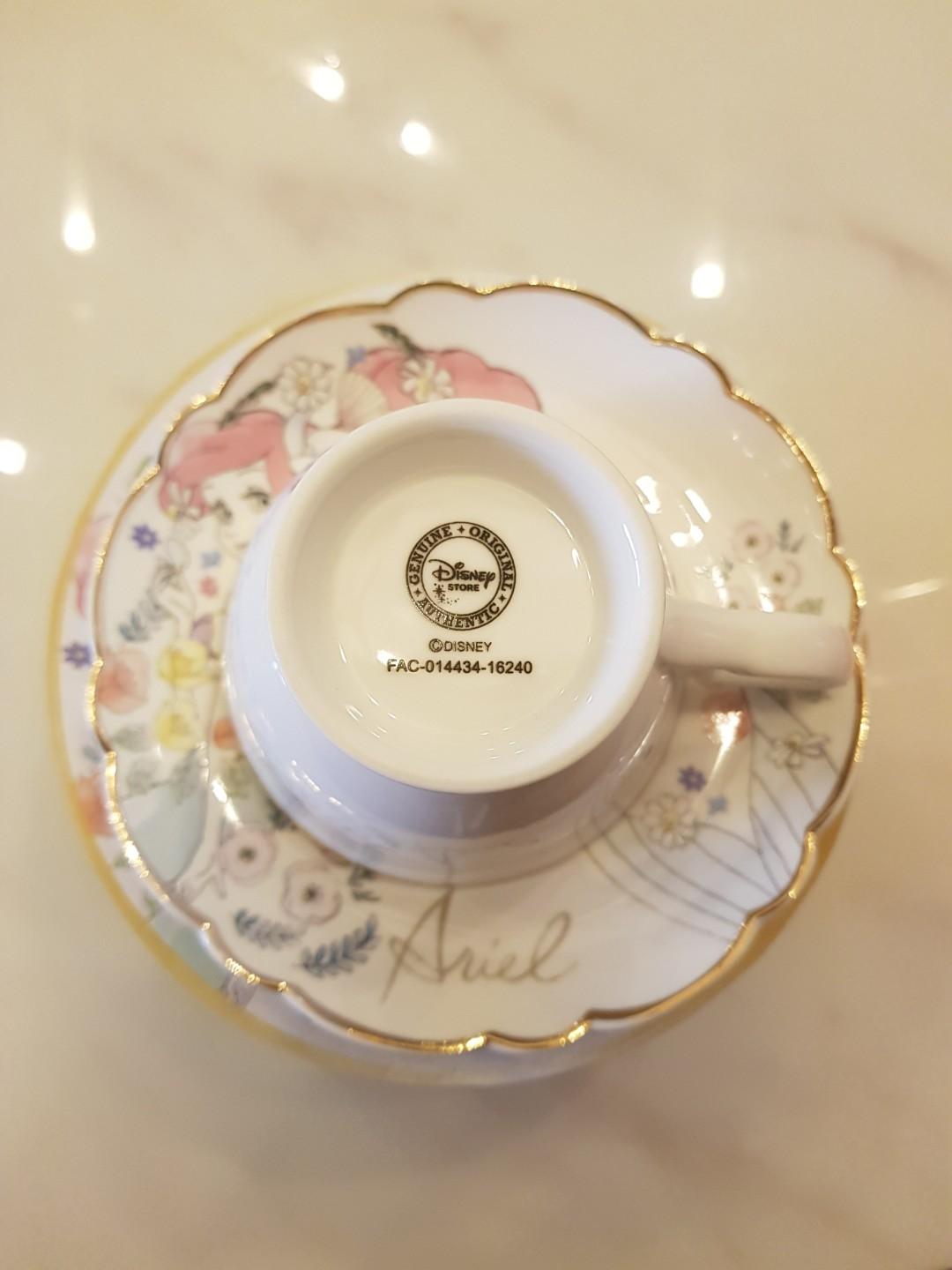Tokyo Disney Sea Ariel mermaid tea cup set, Everything Else on Carousell