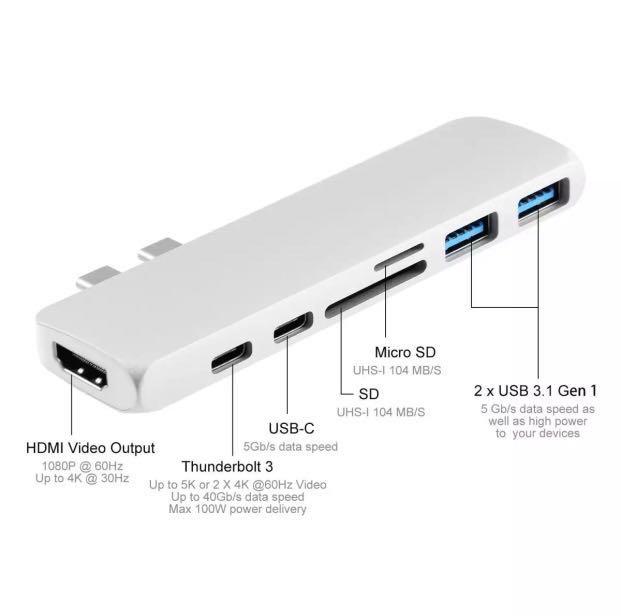 Type-c HD 4K Card Reader & HUB, Mobile Phones & Gadgets, Mobile ...